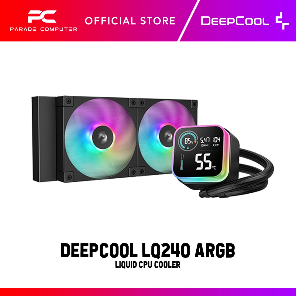 DEEPCOOL LQ240/LQ360 ARGB AIO LIQUID COOLER | Shopee Malaysia