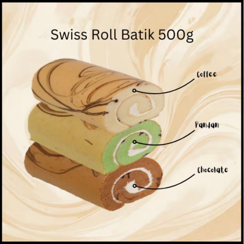 Swiss Roll Batik 500g | Shopee Malaysia