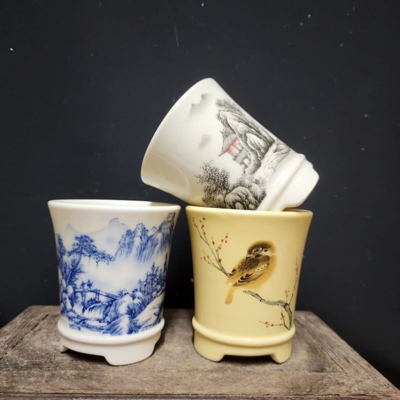 bonsai pot jdz ht pasu bonsai murah dan cantik 美丽的花盆 | Shopee Malaysia