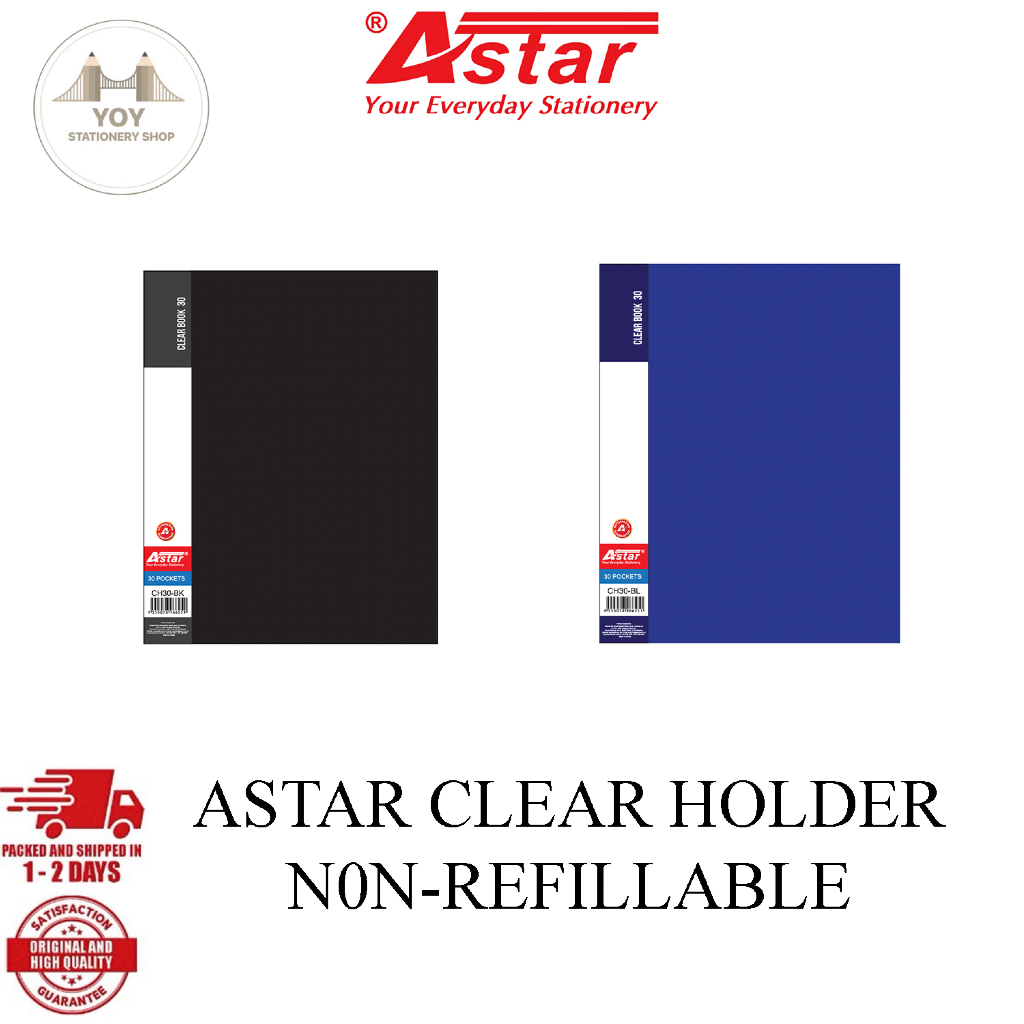ASTAR CH30 CLEAR HOLDER (30 POCKETS) N0N-REFILLABLE (READY STOCK / 100% ...