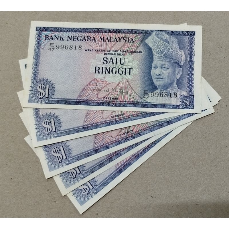 Offer Banknote Malaysia Rm1 Siri 2 Condition EF++ Cantik Seperti Di ...