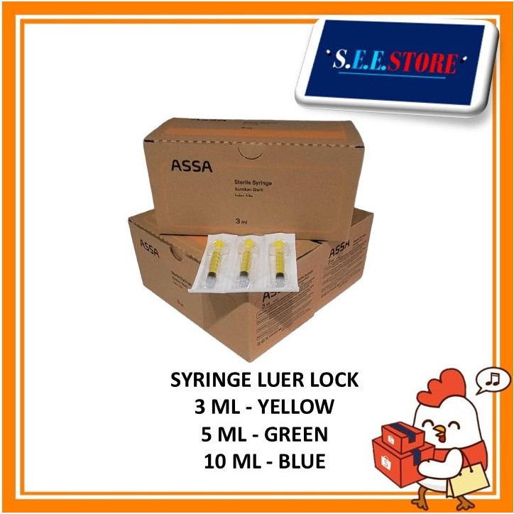 ASSA/Connecx Disp Syringe, Luer Lock,without Needle,Blister Packing ...