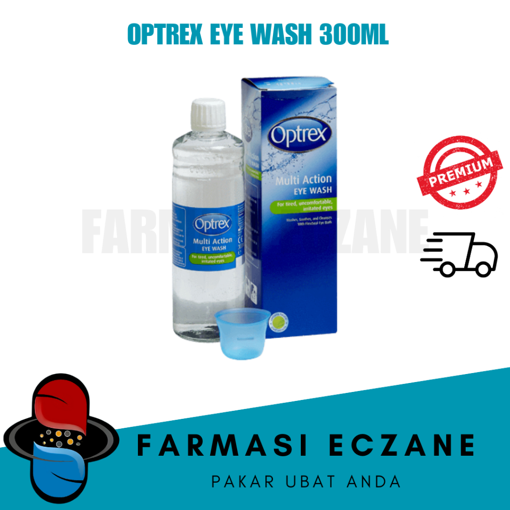 OPTREX EYE WASH 300ML (UNTUK MATA YANG LETIH, TIDAK SELESA) | Shopee ...