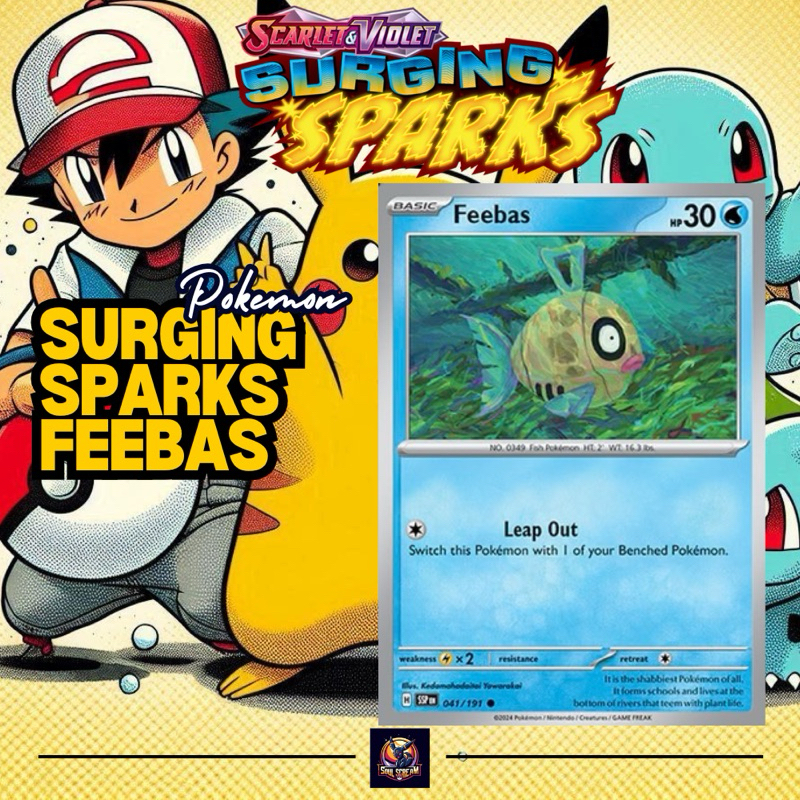Pokemon TCG Feebas 041/191 Surging Spark | Shopee Malaysia
