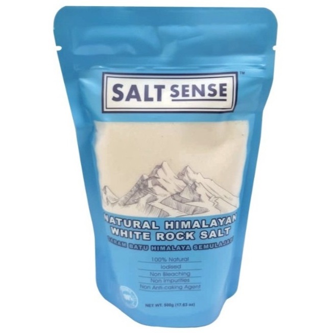 SALT SENSE Natural Himalayan White Rock Salt | Garam Batu Putih ...