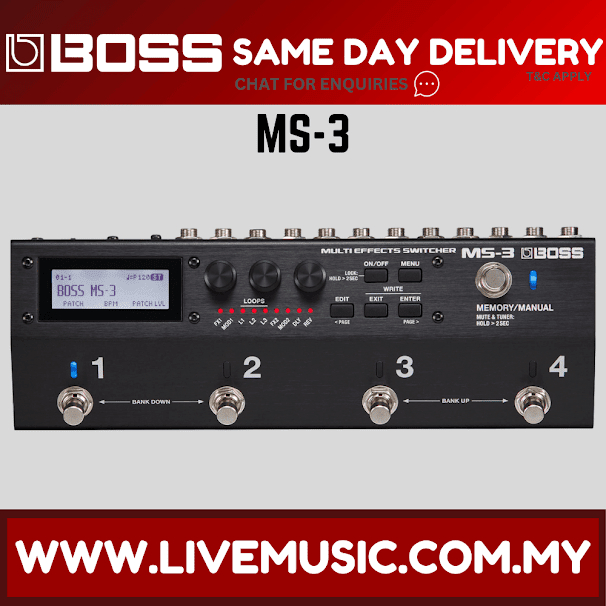 Boss MS-3 Multi Effects Switcher (MS3) | Shopee Malaysia