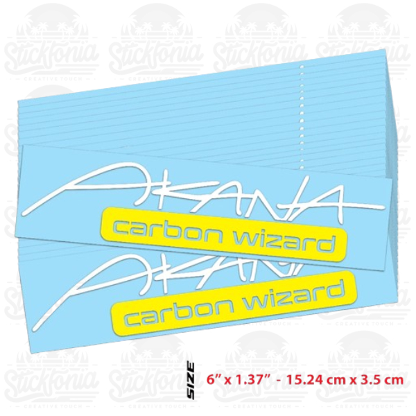 Akana Carbon Wizard Logo Cutting Sticker Vinyl | Shopee Malaysia