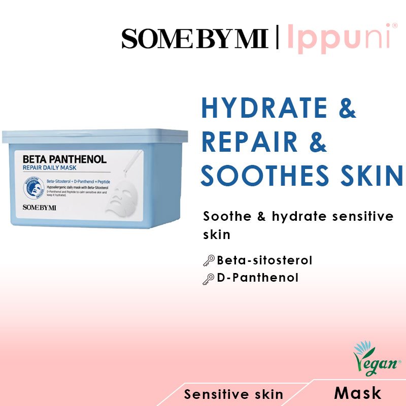 SOMEBYMI Beta panthenol Repair Daily Mask 30ea | Shopee Malaysia