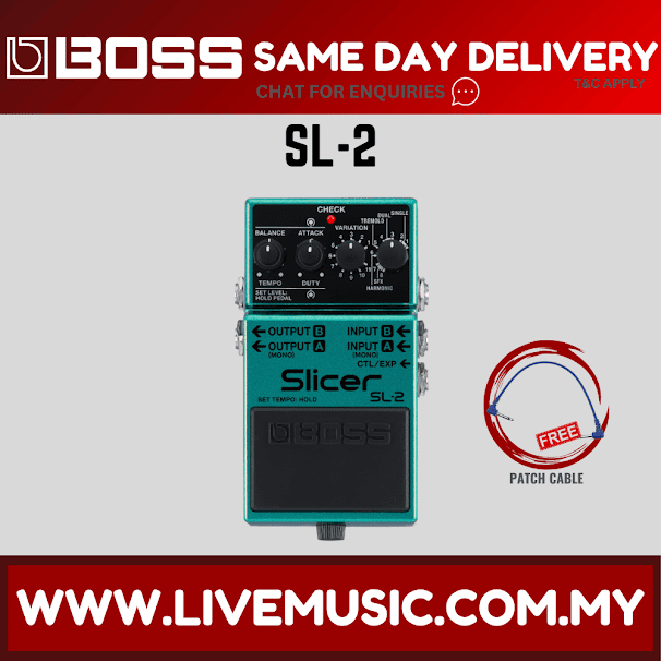 Boss SL-2 Slicer Audio Pattern Processor Pedal ( SL2 / SL 2 ) | Shopee ...