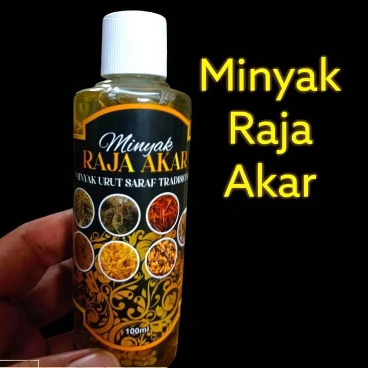 🔥Minyak Raja Akar🔥 Minyak Urut Saraf Herba Tradisional | Shopee Malaysia