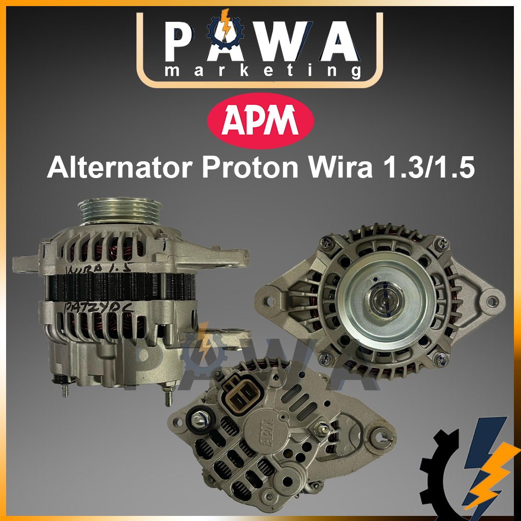 APM 100% Original A805L Alternator Proton Wira 1.3 1.5 12V 70A 2Pin New ...