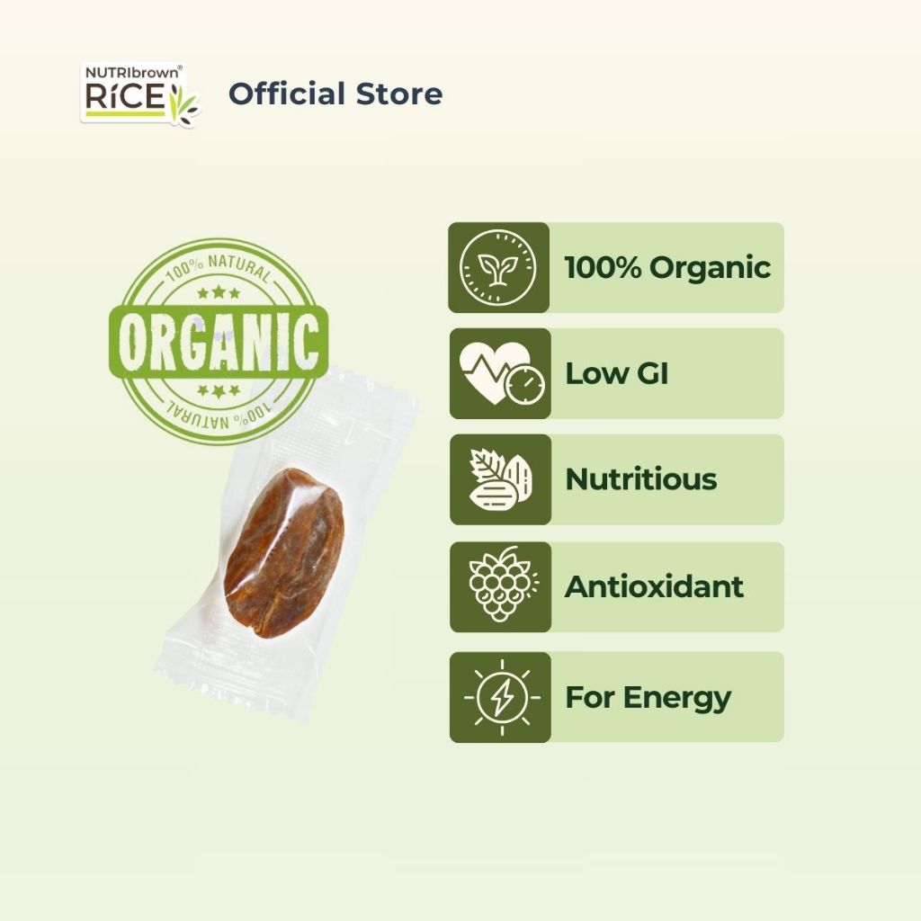 Organic Dates | Low GI | Individually Packed | Natural Sweet Snack ...