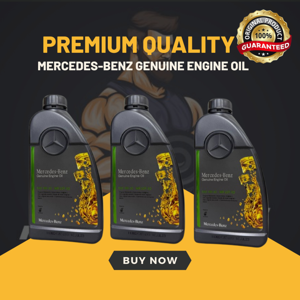 Original Mercedes-Benz (MB229.52) 5W30 Fully Synthetic Engine Oil 1L ...