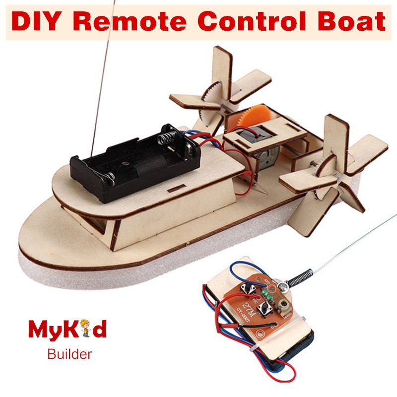 RBT Project Kapal Kawalan Jauh - DIY Remote Control Boat - Assembled 3D ...