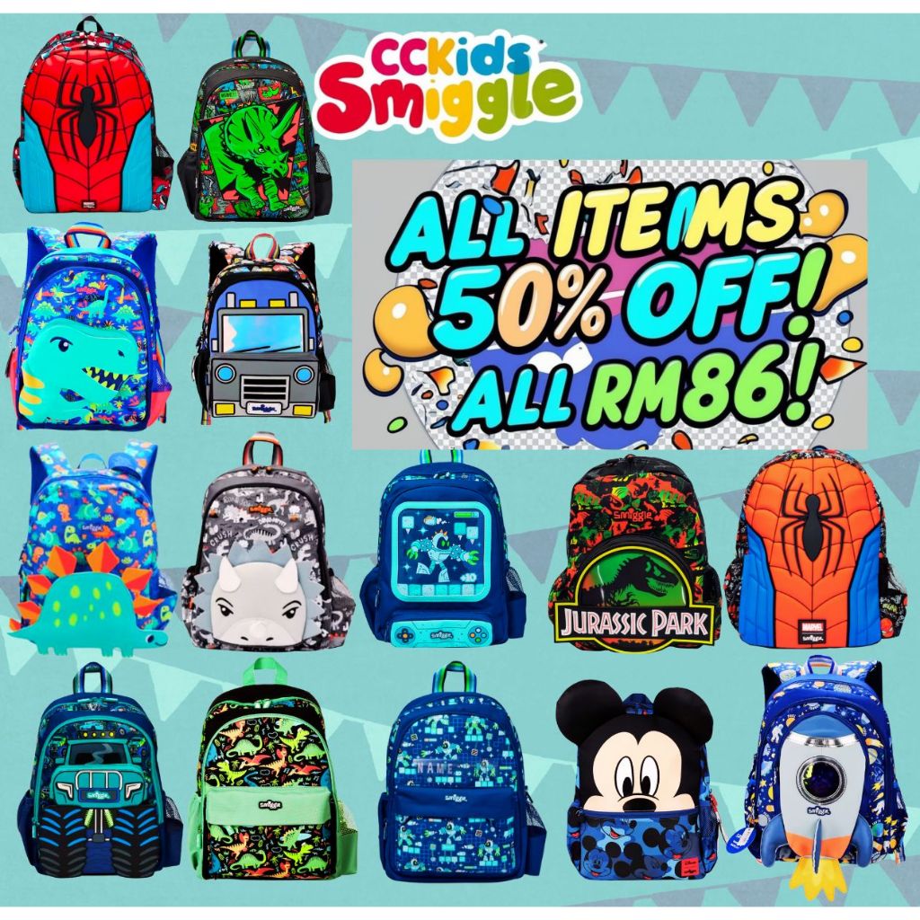 Smiggle preschool school bag 🎒- Smiggle kidergarten backpack 🎒 ...