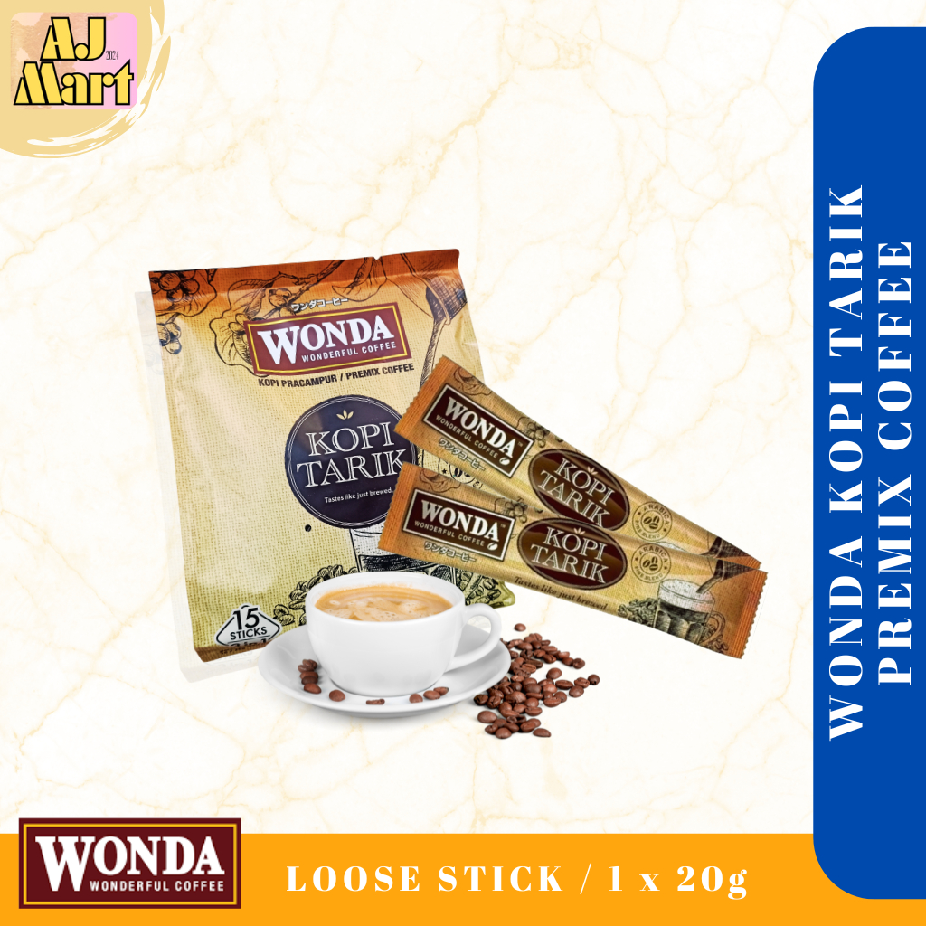 3in1 WONDA Loose Stick Kopi Tarik Premix Coffee (1x20g) | Shopee Malaysia