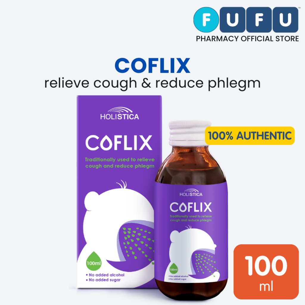 Holistica Coflix Syrup 100ml - Sugar Free Cough Relief | Shopee Malaysia