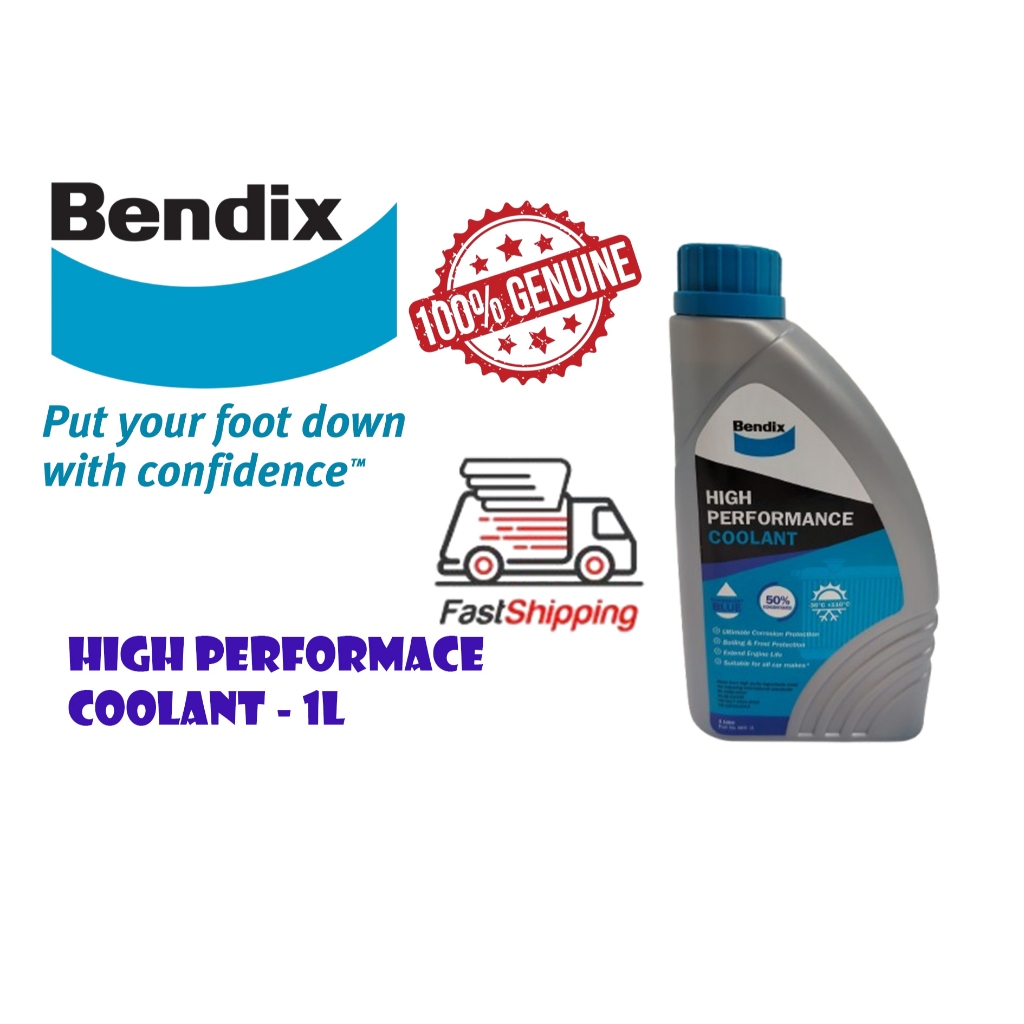 BENDIX HIGH PERFORMANCE PREMIX COOLANT (BLUE) - 1L | Shopee Malaysia