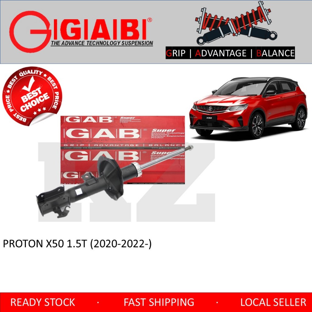100% GAB SUPER FRONT ABSORBER / REAR ABSORBER - PROTON X50 1.5T (2020 ...