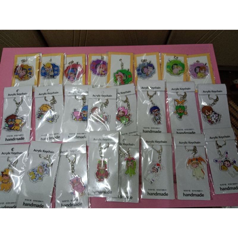 Rantai kunci akrilik Digimon（Digimon acrylic key chain） | Shopee Malaysia