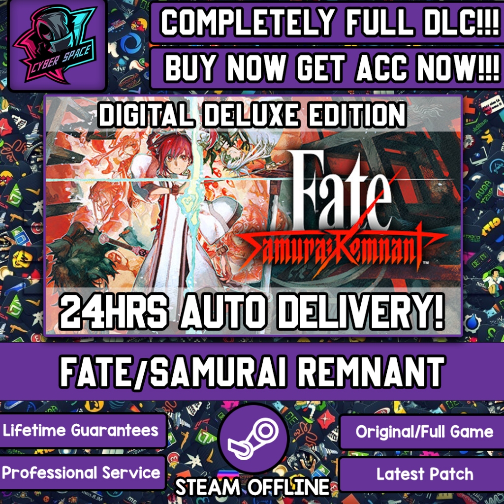 Fate/Samurai Remnant [Auto Delivery] [Steam Offline] [Full DLC] Cyber ...
