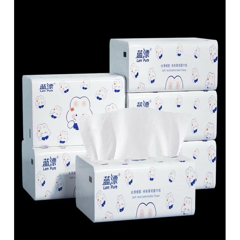 (300 pcs/pack)Tissue Paper / Facial Tissue Quality Tissue 4ply cotton ...