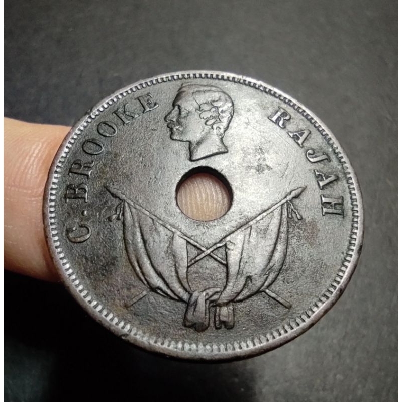 Sarawak Old Copper Coin - Rajah Charles Brooke 1 Cent Year 1894 ...