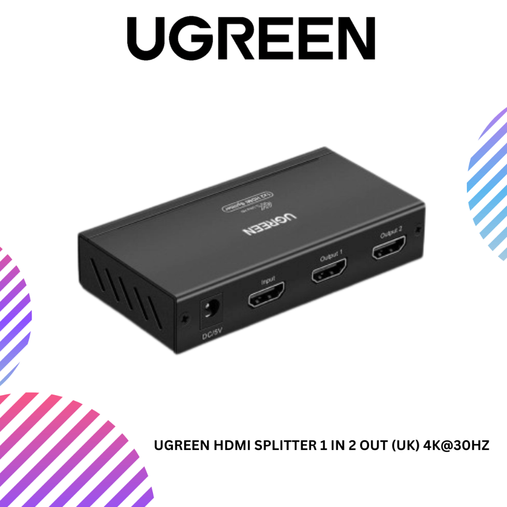 UGREEN HDMI SPLITTER 1 IN 2 OUT (UK) 4K@30HZ | Shopee Malaysia