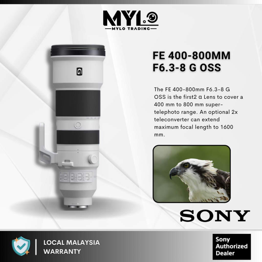 Sony FE 400-800mm f/6.3-8 G OSS Lens (Sony E) | Shopee Malaysia