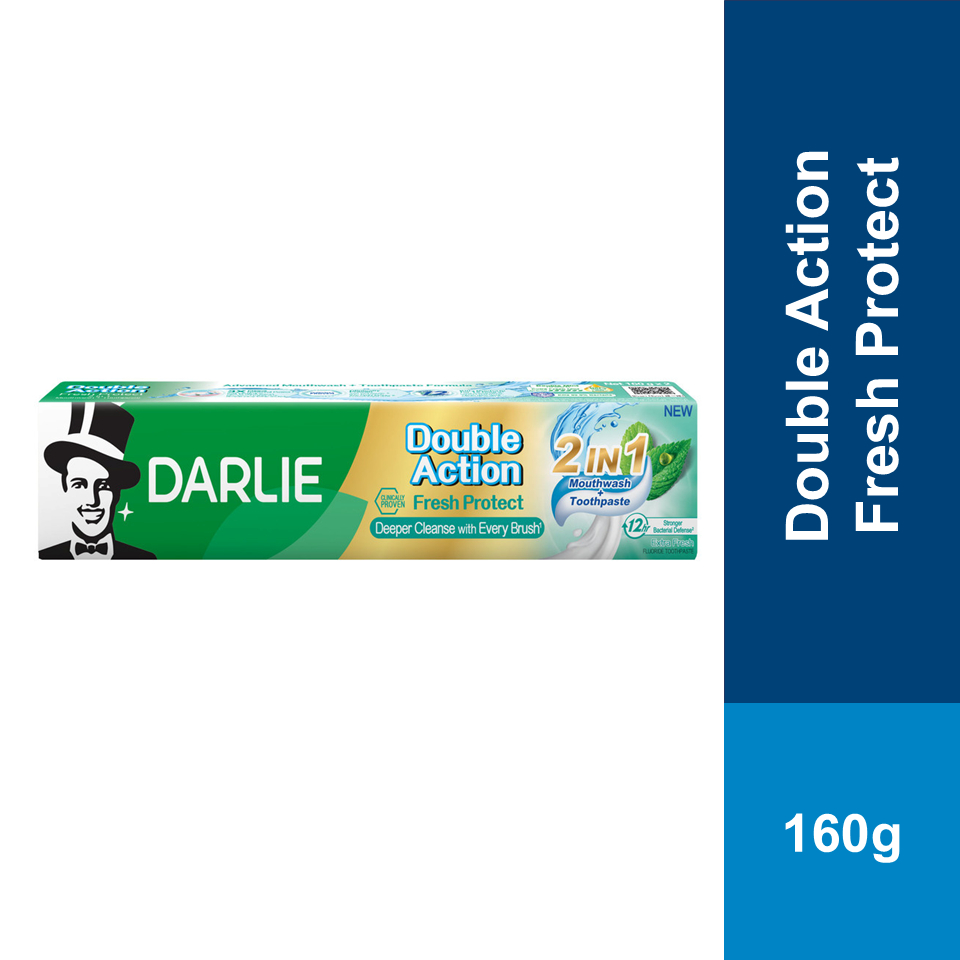 DARLIE Double Action Fresh Protect 2In1 Mouthwash + Toothpaste 160g | Shopee Malaysia