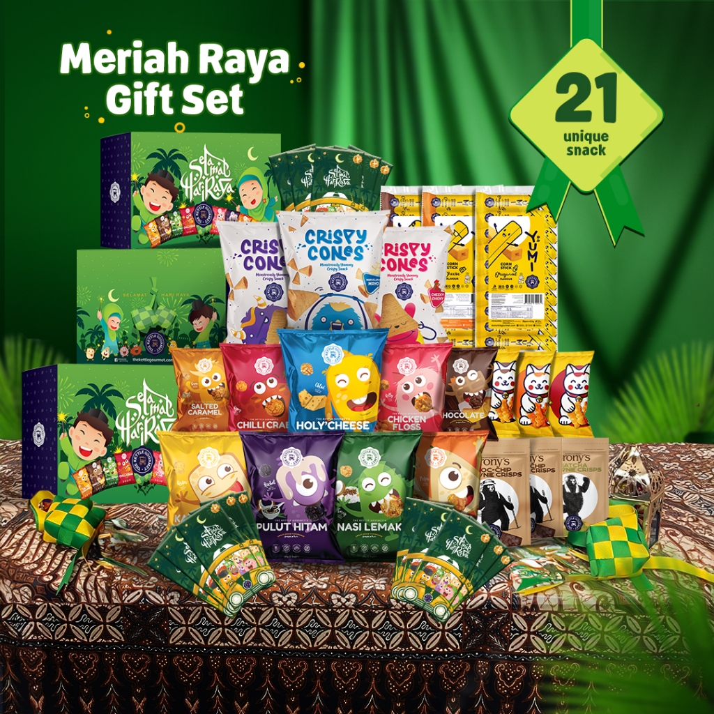 The Kettle Gourmet Meriah Raya Snack Gift Set (21 Items) | Shopee Malaysia
