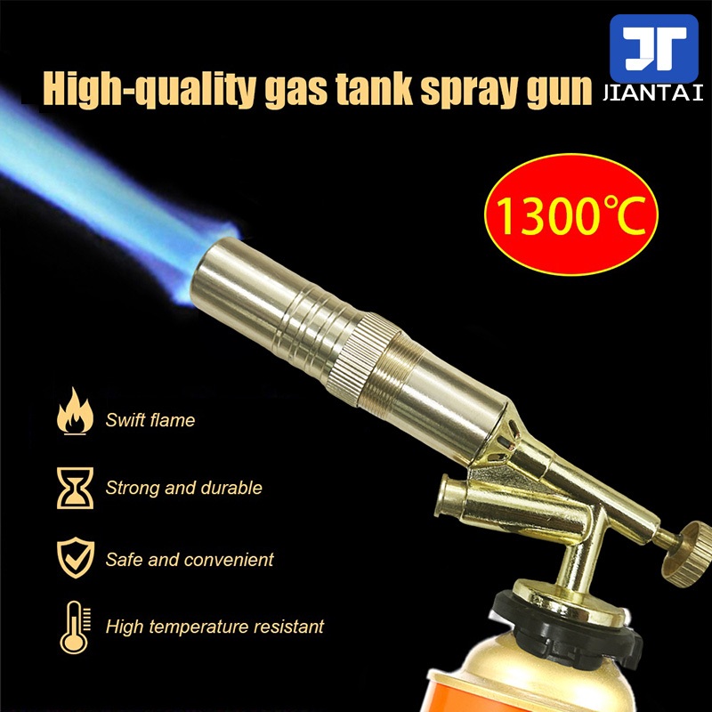 Blow Torch High Temperature Brass Portable Cassette Butane Gas Torch ...