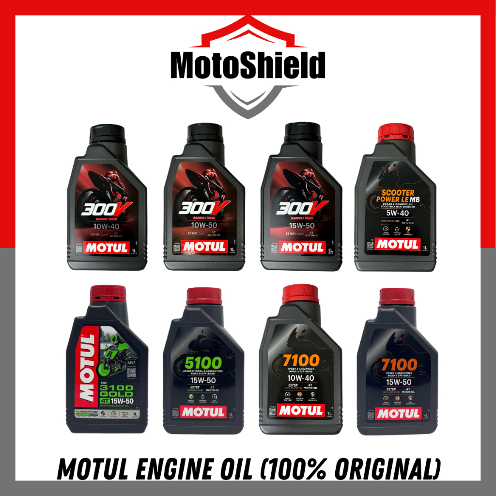 Motul Engine Oil 3100/ 5100/ 7100/ 300V 100% Original | Shopee Malaysia