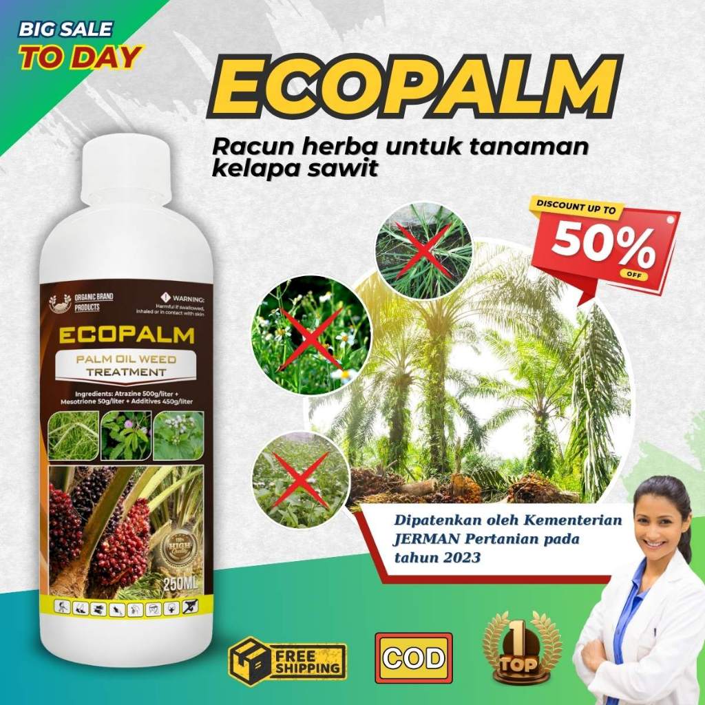 Racun rumpai Ecopalm - Racun herba khusus untuk kebun kelapa sawit ...