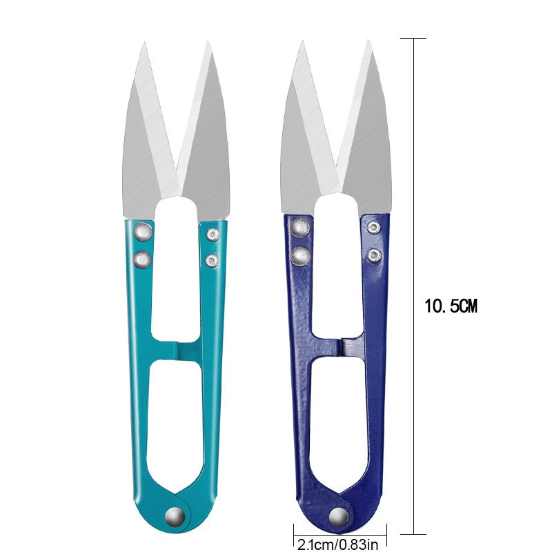 Stainless Steel Sewing Scissor U Shape thread Cutter cutting U shape ...