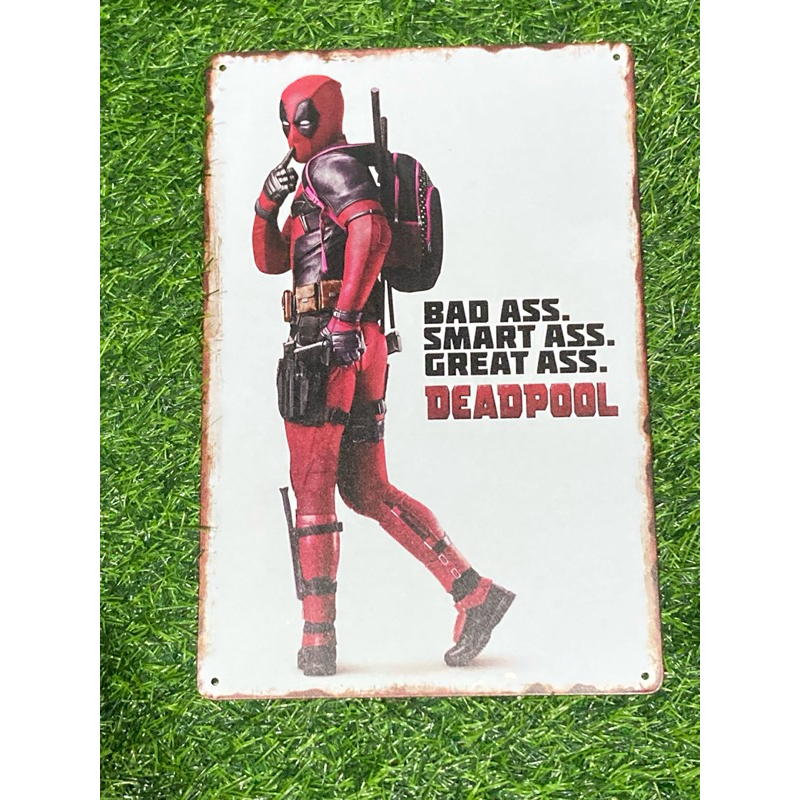 Tin Sign Plate Deadpool Poster | Shopee Malaysia