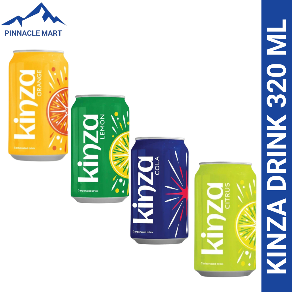 KINZA SOFT DRINK COLA /LEMON/ORANGE/CITRUS 320 ML (100 % HALAL) SAUDI ...