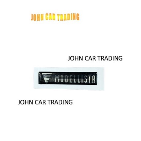 Epoxy Modellista JDM Style Rubble Badge Emblem Modellista Front Skirt ...