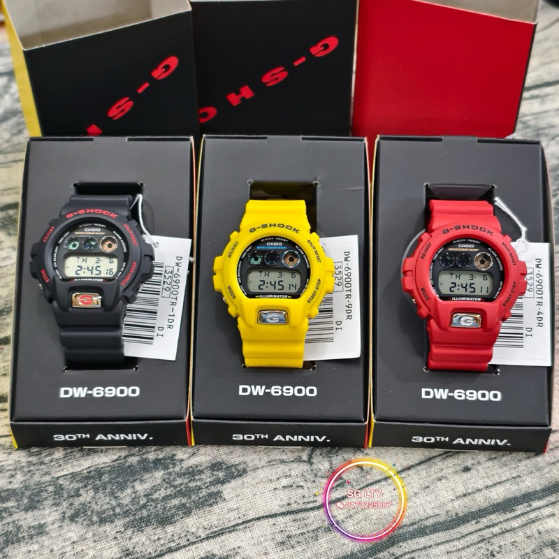 *6900 LINE 30TH ANNIVERSARY*CASIO G-SHOCK DW-6900TR SERIES. | Shopee Malaysia