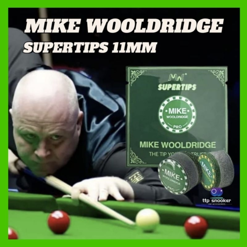 MIKE WOOLDRIDGE super snooker tips S/M/H (11MM) | Shopee Malaysia