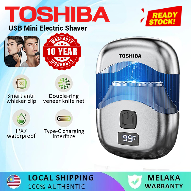 Ready stock [10-year warranty] Toshiba electric washable double-head ...