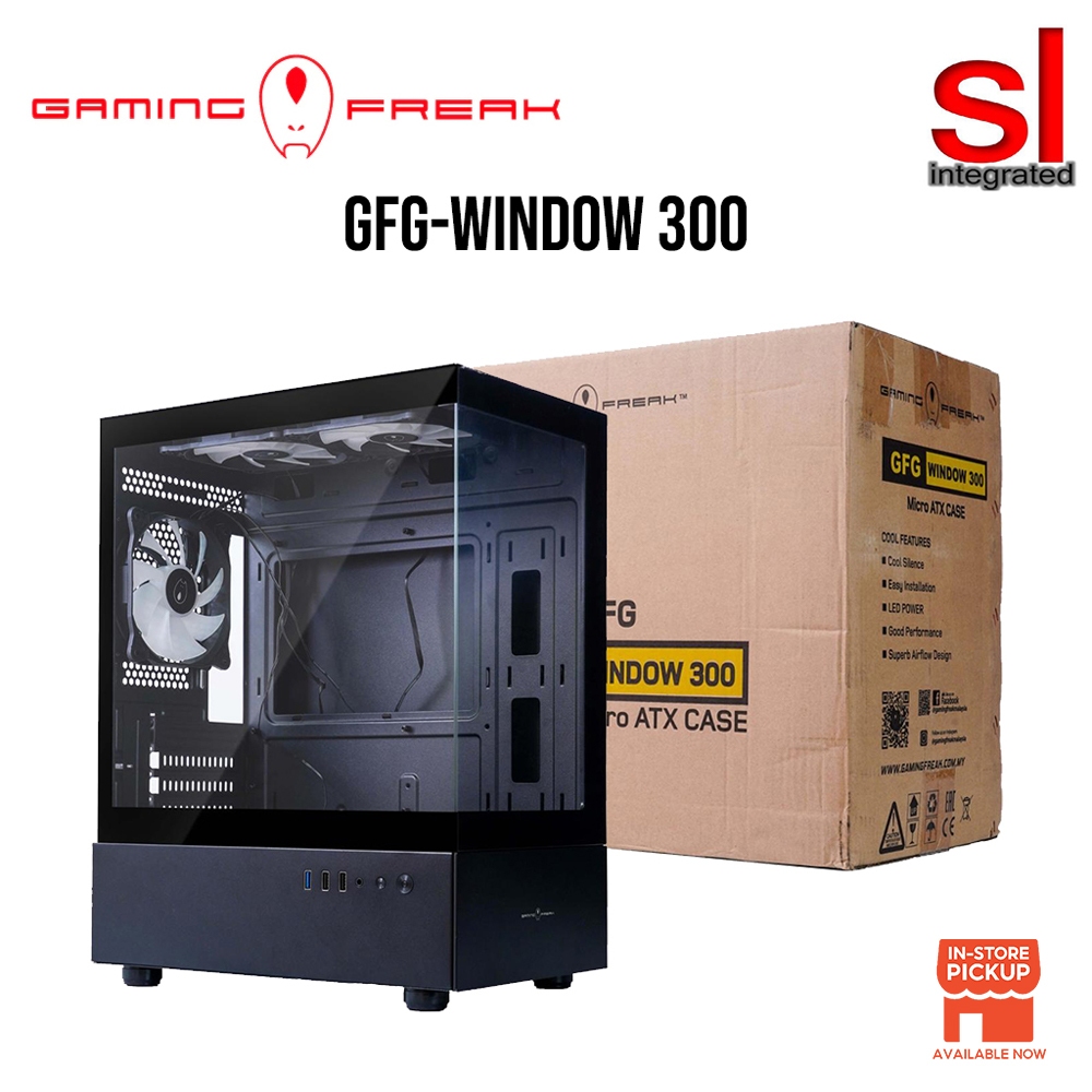 Gaming Freak GFG WINDOW 300 Micro ATX Case | Shopee Malaysia