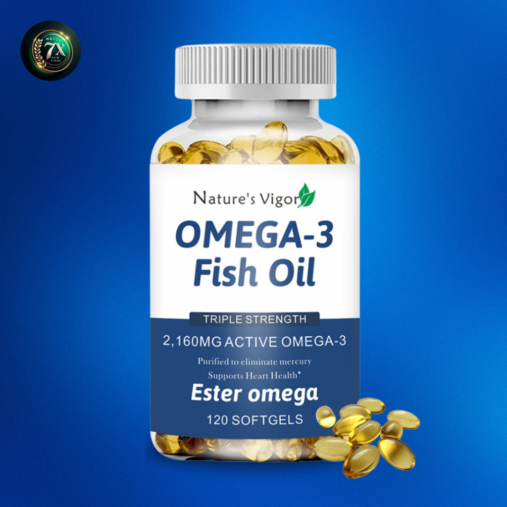NATURE'S VIGOR Omega 3 Fish Oil 120 Softgels | Shopee Malaysia