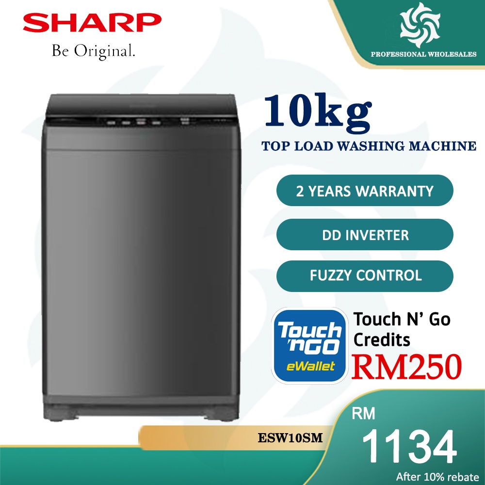 【NEW 2025】Sharp DD Inverter Washing Machine Fully Auto 10Kg/ 12Kg/ 14Kg ...