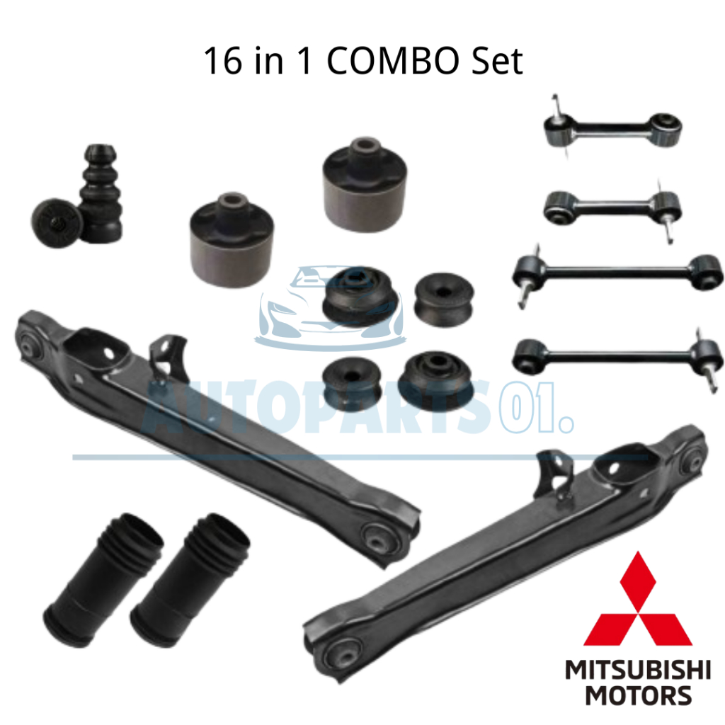 [16 IN 1 SET] Rear Lower Upper Arm Absorber Mounting Bush for Proton ...