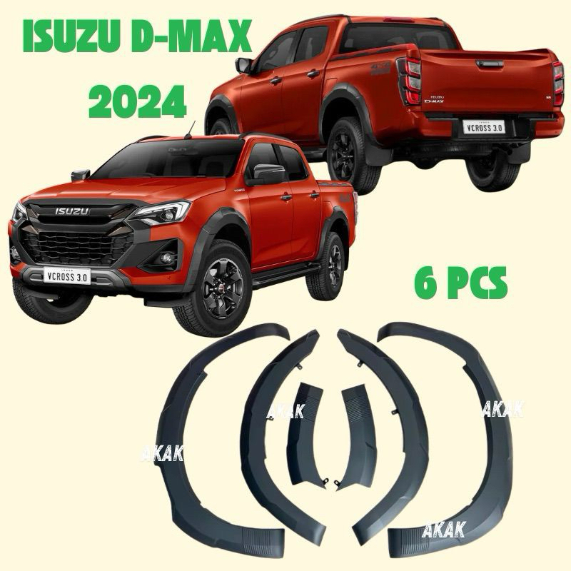 Isuzu Dmax 2024 Fender Arch Black D-max Fender Protector 2024 | Shopee ...