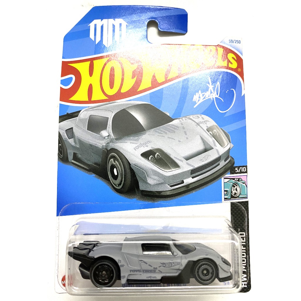 Hot Wheels 2024 59/250 HW Modified 5/10 Mad Mike Drift Attack Grey MOSC ...