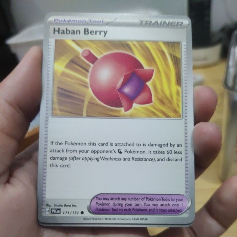 Pokemon TCG Haban Berry Prismatic Evolutions | Shopee Malaysia