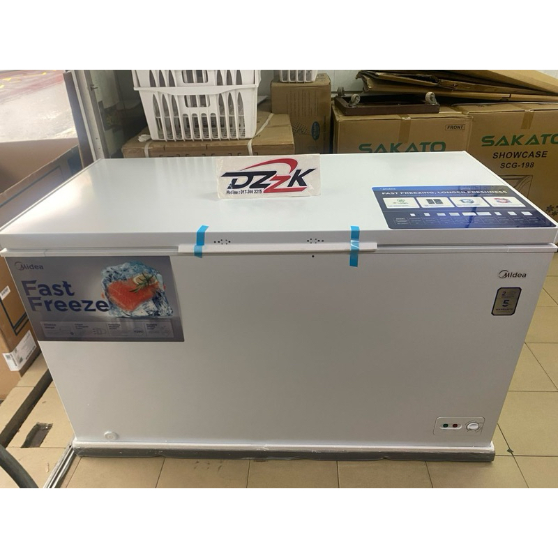 MIDEA - Chest Freezer 500L Capacity Dual Function WD-500WR | Shopee ...