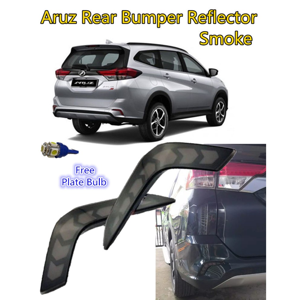 Perodua Aruz Rear Bumper Reflector LED Multi Function (Smoke) | Shopee ...